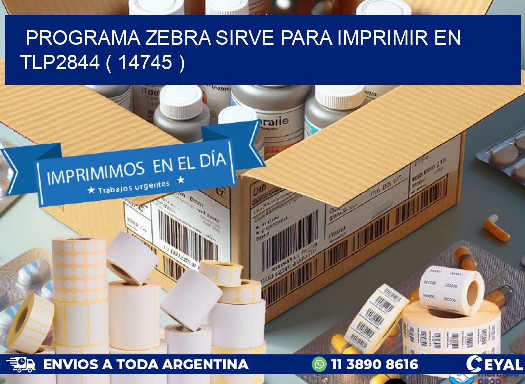 PROGRAMA ZEBRA SIRVE PARA IMPRIMIR EN TLP2844 ( 14745 ) - Etiquetas Void