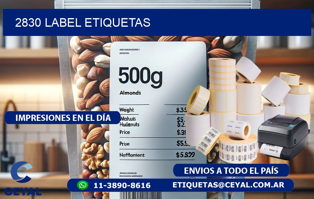 2830 LABEL ETIQUETAS - Etiquetas Void